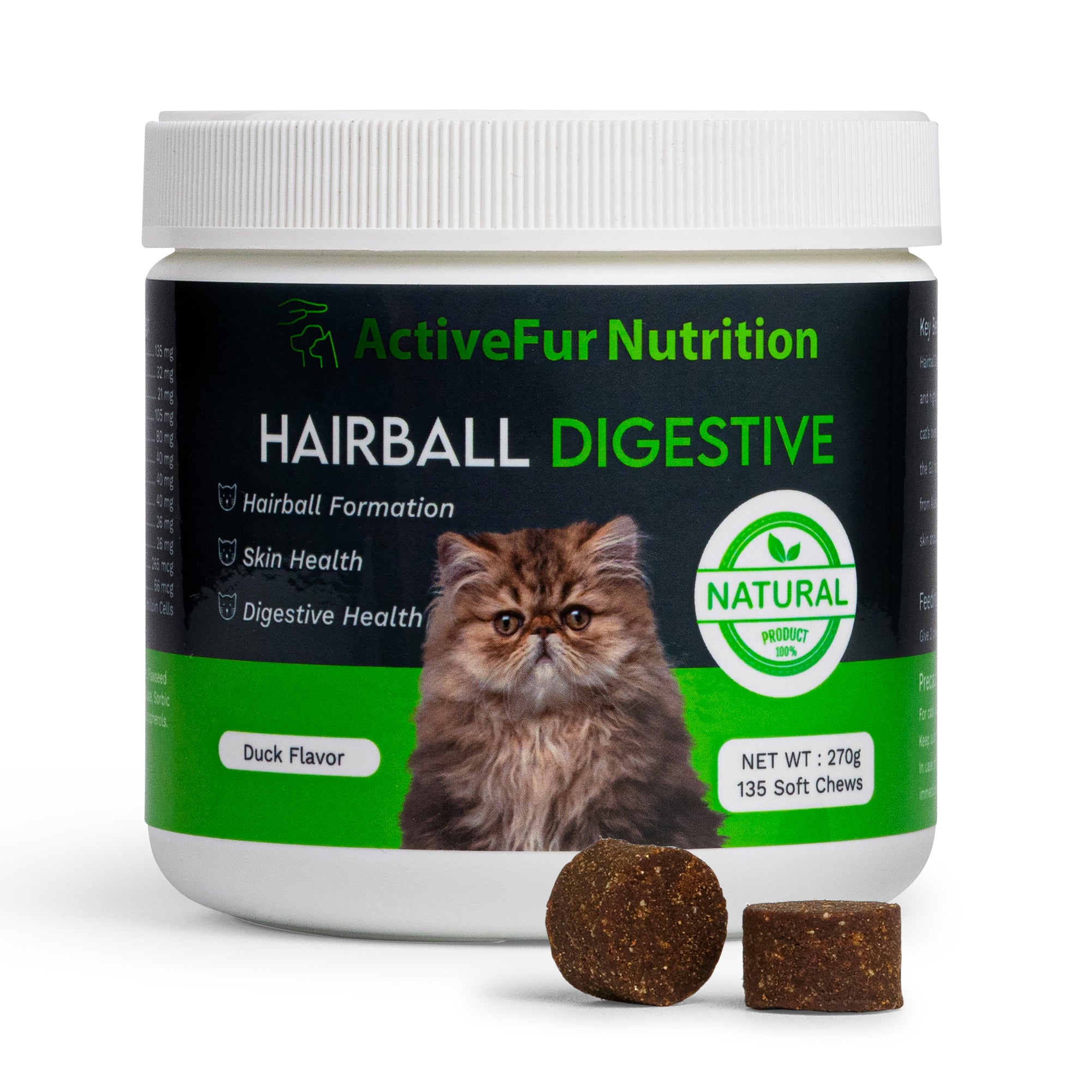 Effective Cat Hairball Control Softchews For Digestive Health